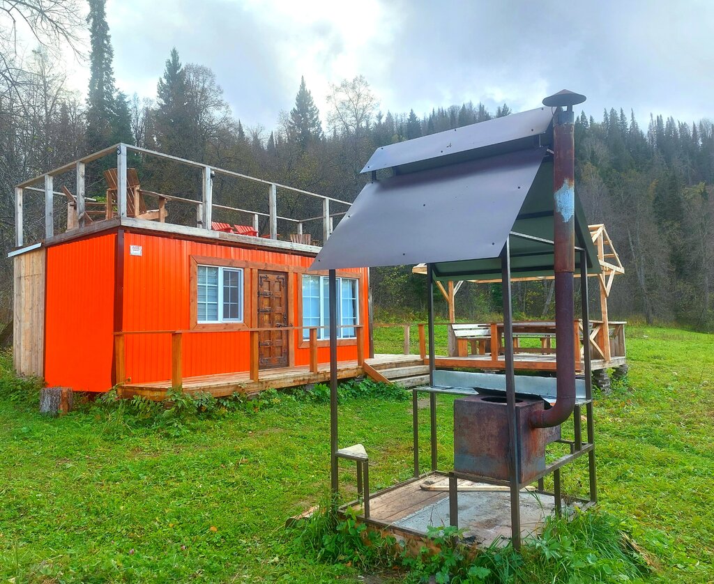 Kamp alanları Глемпинг Лесная тишина, Başkurdistan, foto