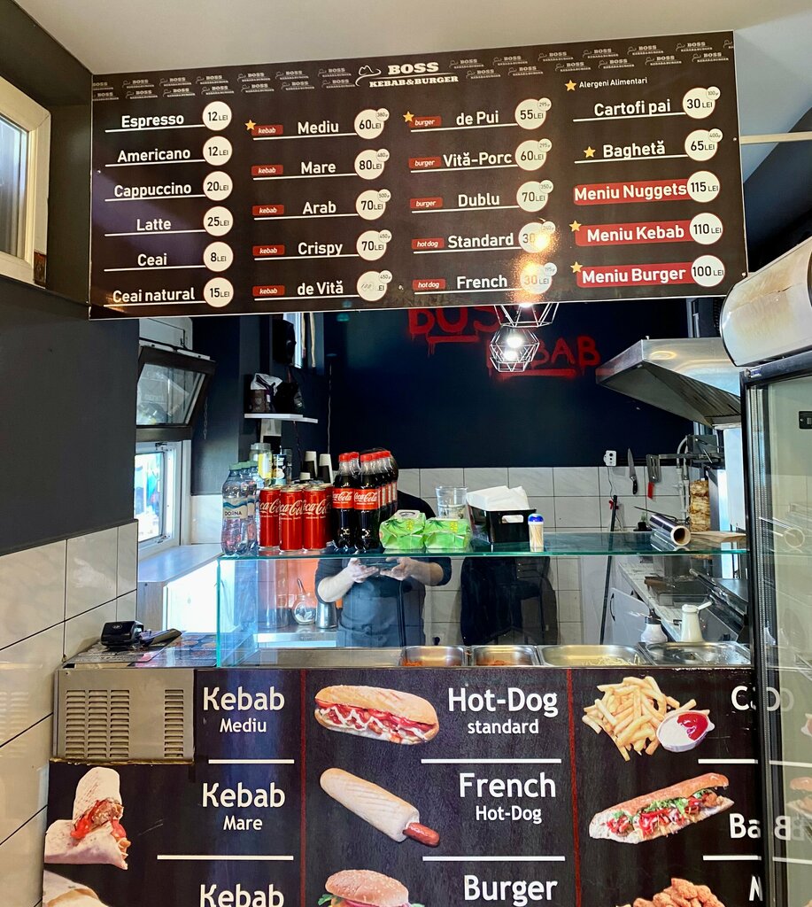 Fast food Boss Kebab, Kişinev, foto