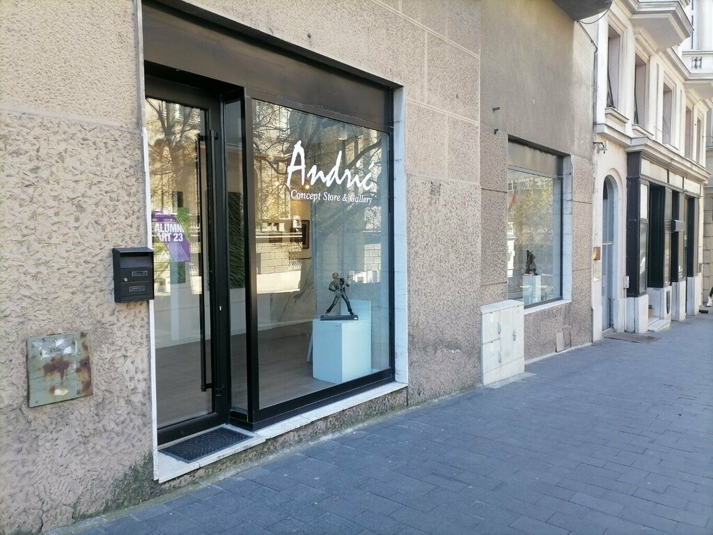 Sanat galerisi Andrić concept store, Belgrad, foto