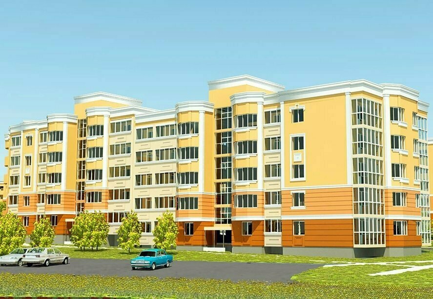 Konut blokları Солнечный город, Penzenskaya oblastı, foto