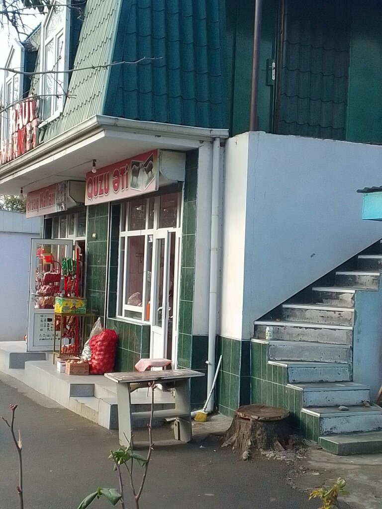 Kasap, şarküteri Ət dükanı, Mingeçevir, foto