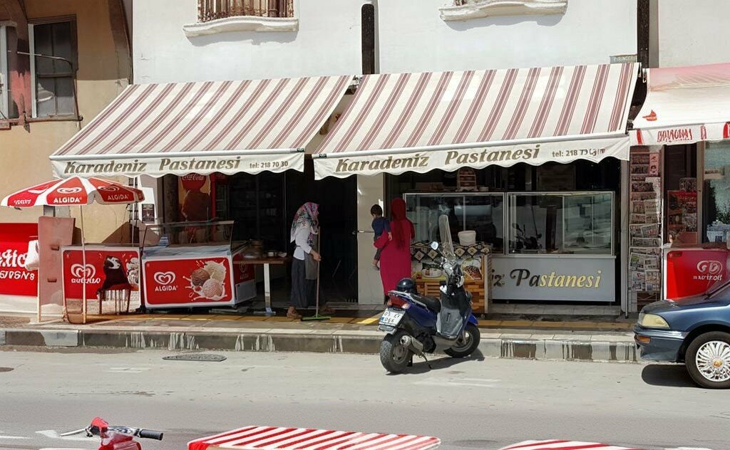 Pasta, şekerleme ve tatlı Karadeniz Pastanesi, Amasya, foto