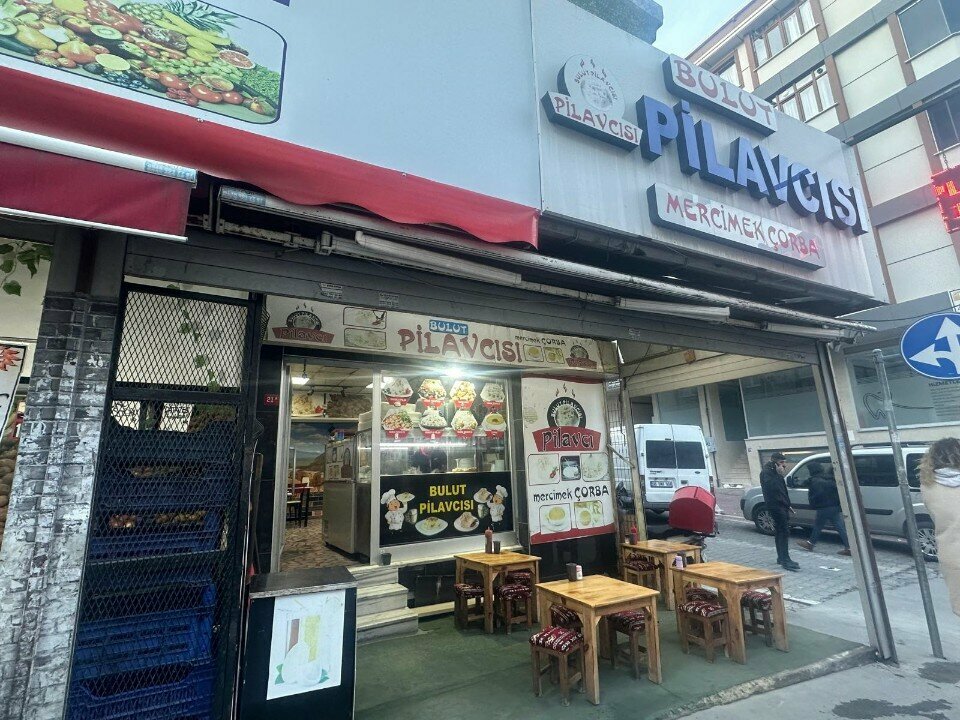 Yemek salonu, gastromarket Bulut pilavcısı, İstanbul, foto