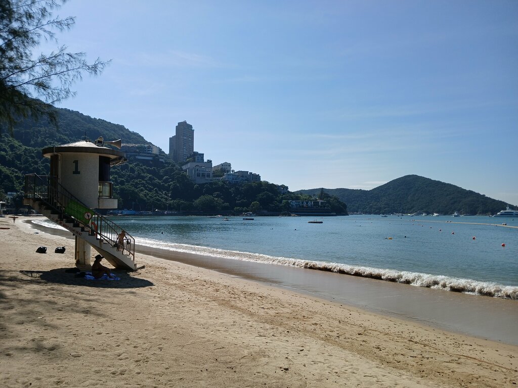 Plaj Deep Water Bay Beach, Hong Kong, foto