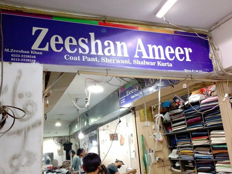 Dış giyim mağazası Zeeshan Ameer, Karaçi, foto