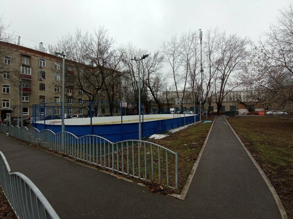 Buz pateni pistleri Ice rink, Moskova, foto