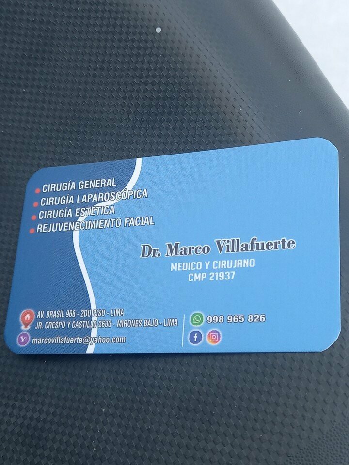 Özel muayenehaneler Dr. Marco Villafuerte, Lima, foto