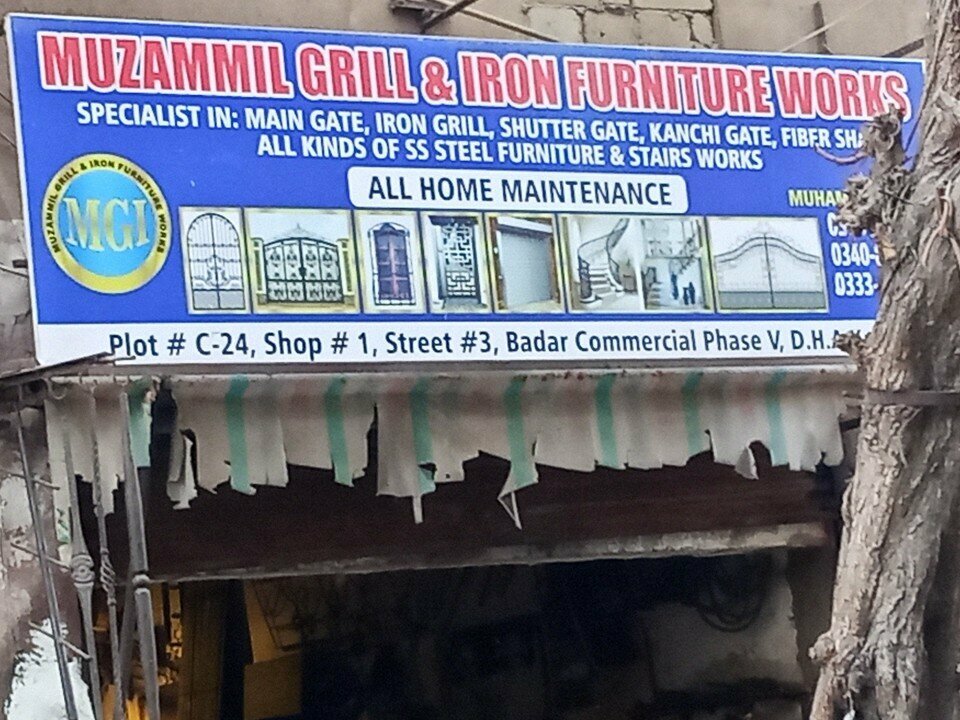 Metal ürün firmaları Muzammil grill, Karaçi, foto