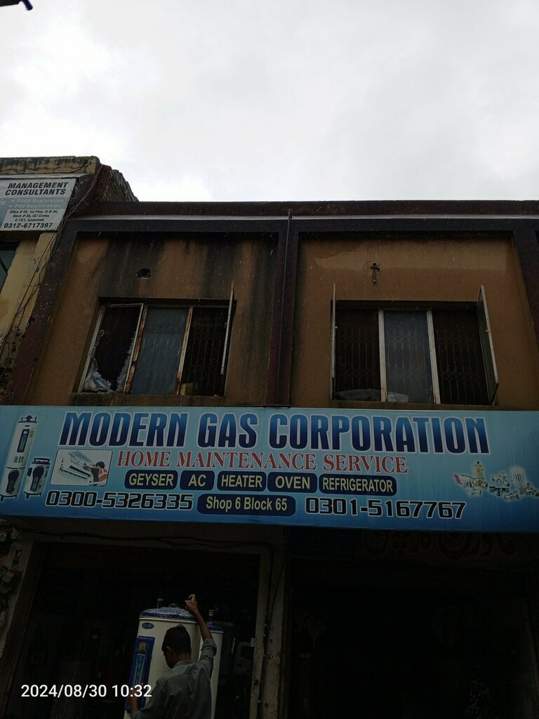 Evlerin ve sitelerin gazlaştırılması Modern gas's, Islamabad, foto
