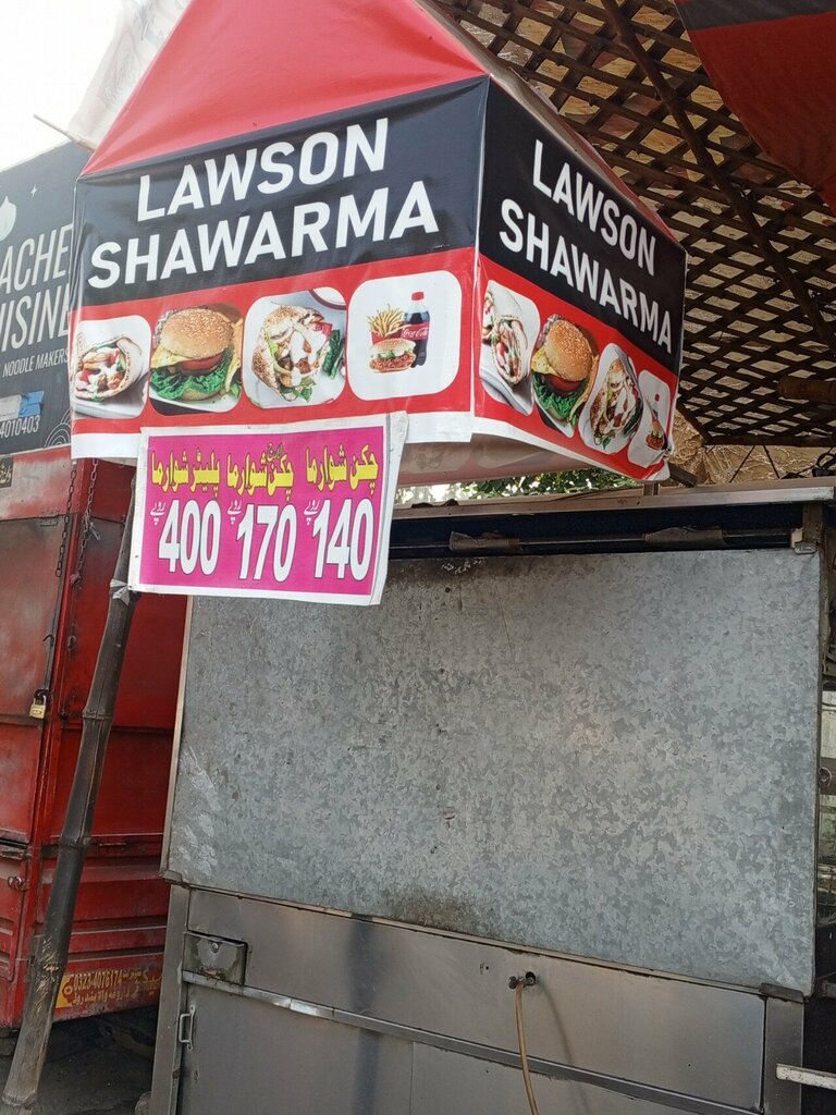 Fast food Lawson shawarma restaurant, Lahor, foto