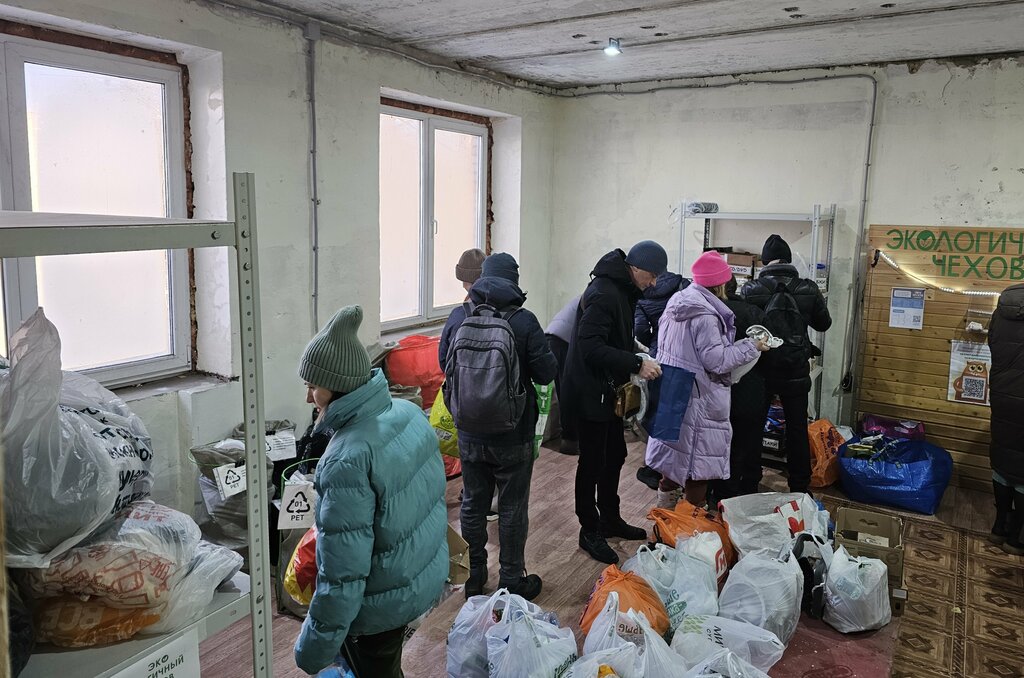 Ayrı çöp toplama noktası ЭкоЛогичный Чехов, Çehov, foto