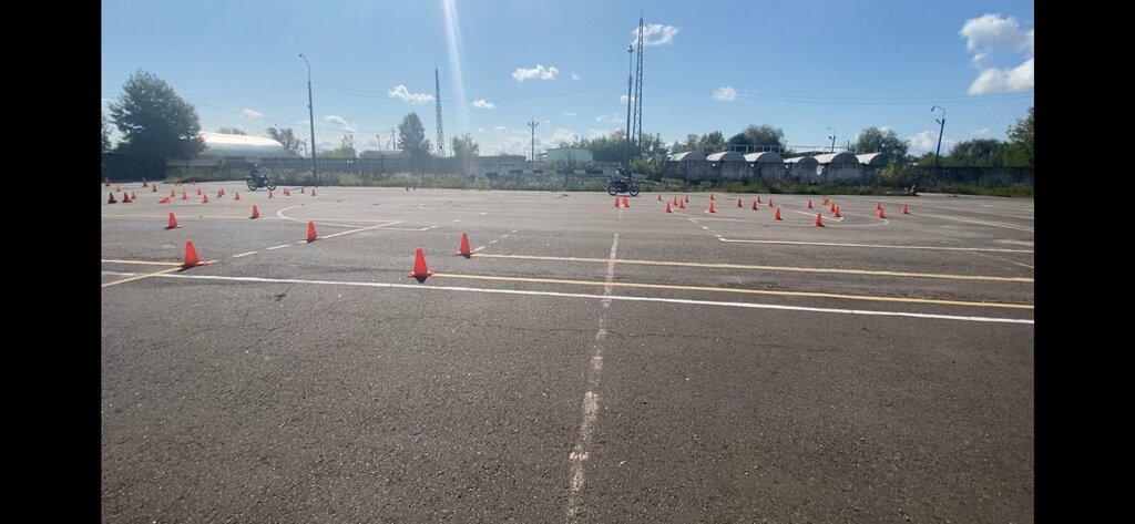 Ehliyet sınav alanı Мото площадка, Moskova ve Moskovskaya oblastı, foto