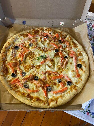 Pizzacılar Пицца Kotvica, Kalujskaya oblastı, foto