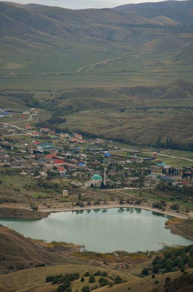 Dağ zirvesi Гора Панджарлар-Кая, Kırım Cumhuriyeti, foto