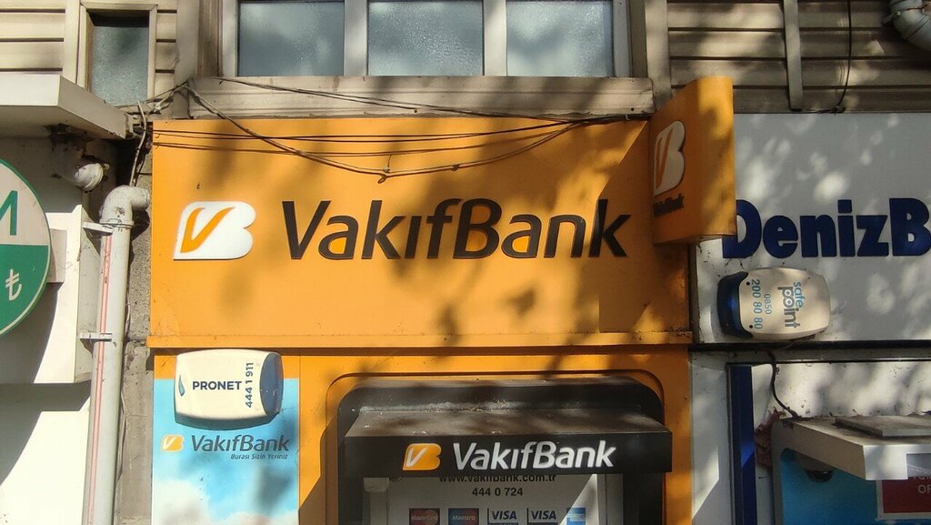 ATM'ler Vakıfbank ATM, İstanbul, foto