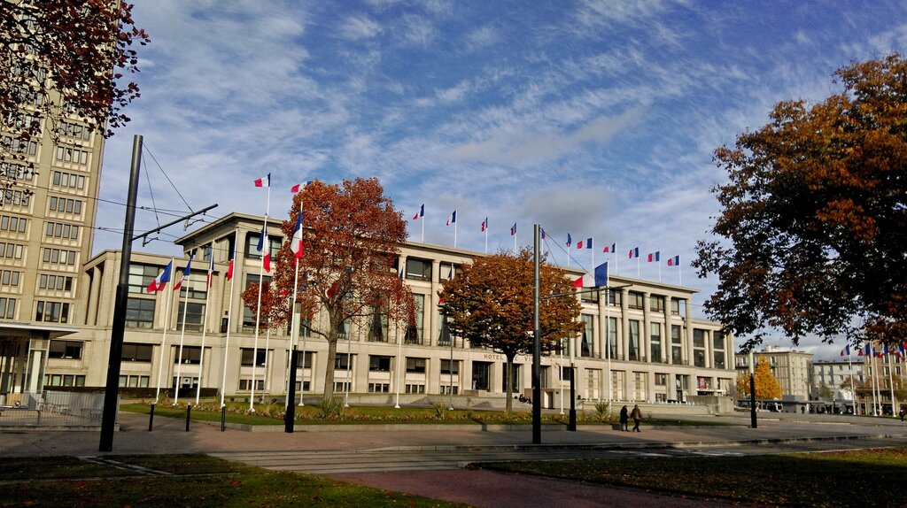 Belediyeler, devlet daireleri Hôtel de ville du Havre, Le Havre, foto