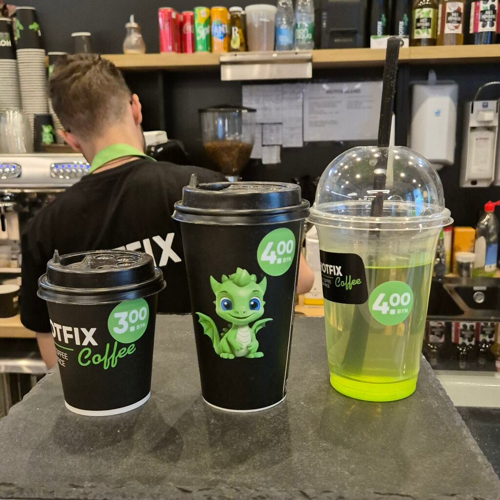 Kahve dükkanları Hotfix Coffee, Minsk, foto