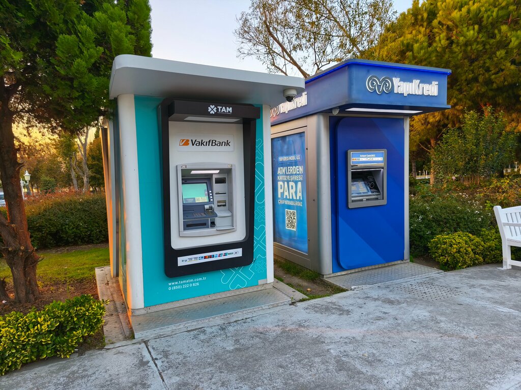 ATM'ler Vakıfbank ATM, İstanbul, foto