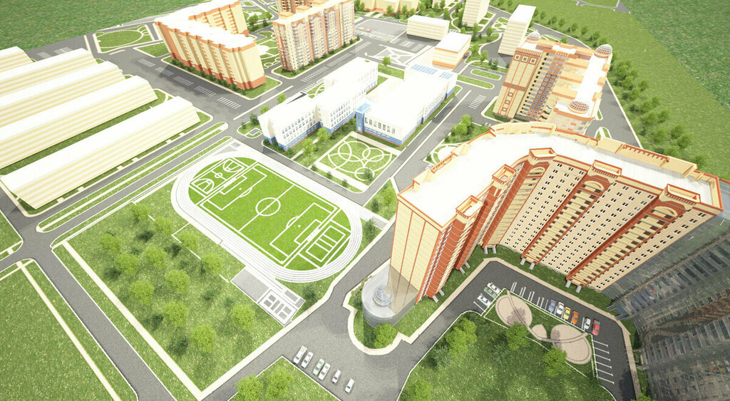 Konut blokları Novoe Zhegalovo, Şçolkovo, foto