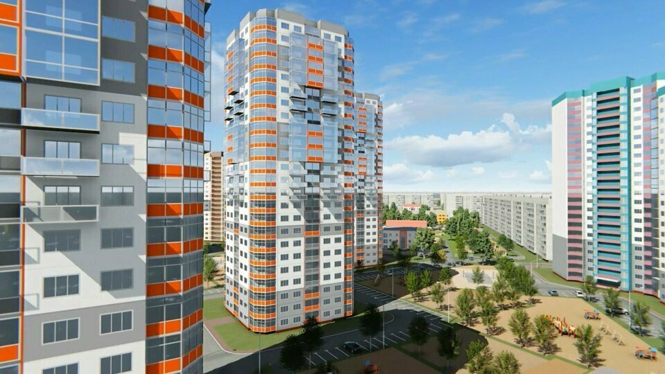 Konut blokları Триумф Парк, Ulyanovsk, foto