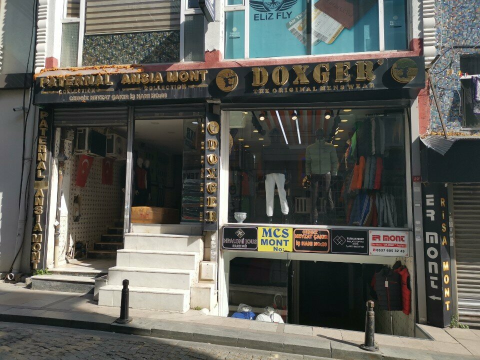 Giyim mağazası His Mont İmalat, İstanbul, foto