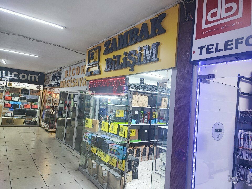 Zambak Bilişim, elektronik eşya mağazaları, İnönü Cad., No:14A ...