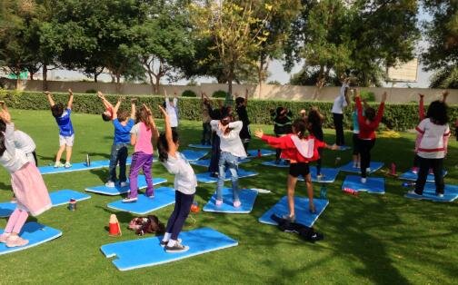Yoga stüdyosu Sanjeev Krishna Yoga, Dubai, foto