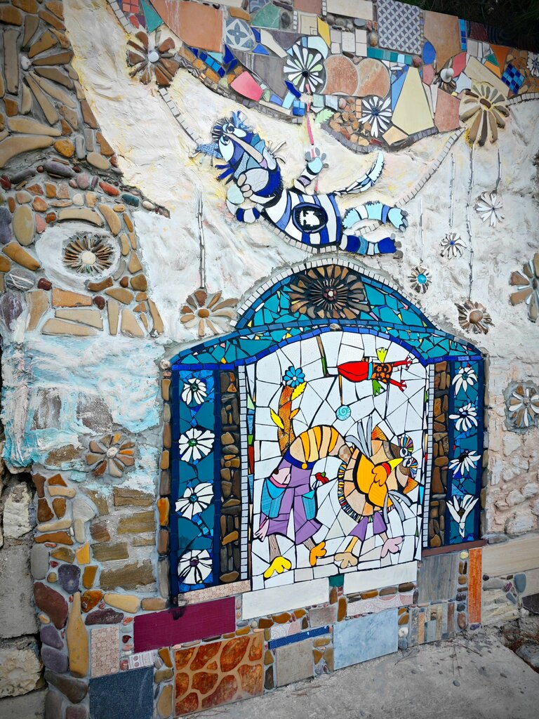 Turistik yerler Мозаичное панно, Sevastopol, foto