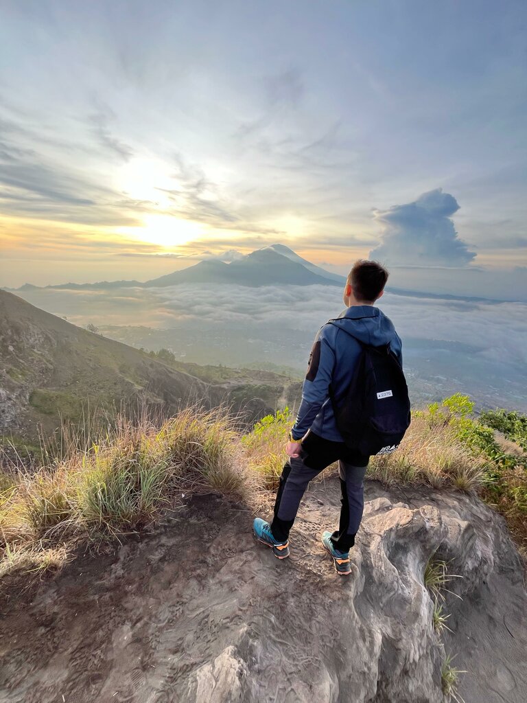 Volkan Batur Volcano, Bali, foto