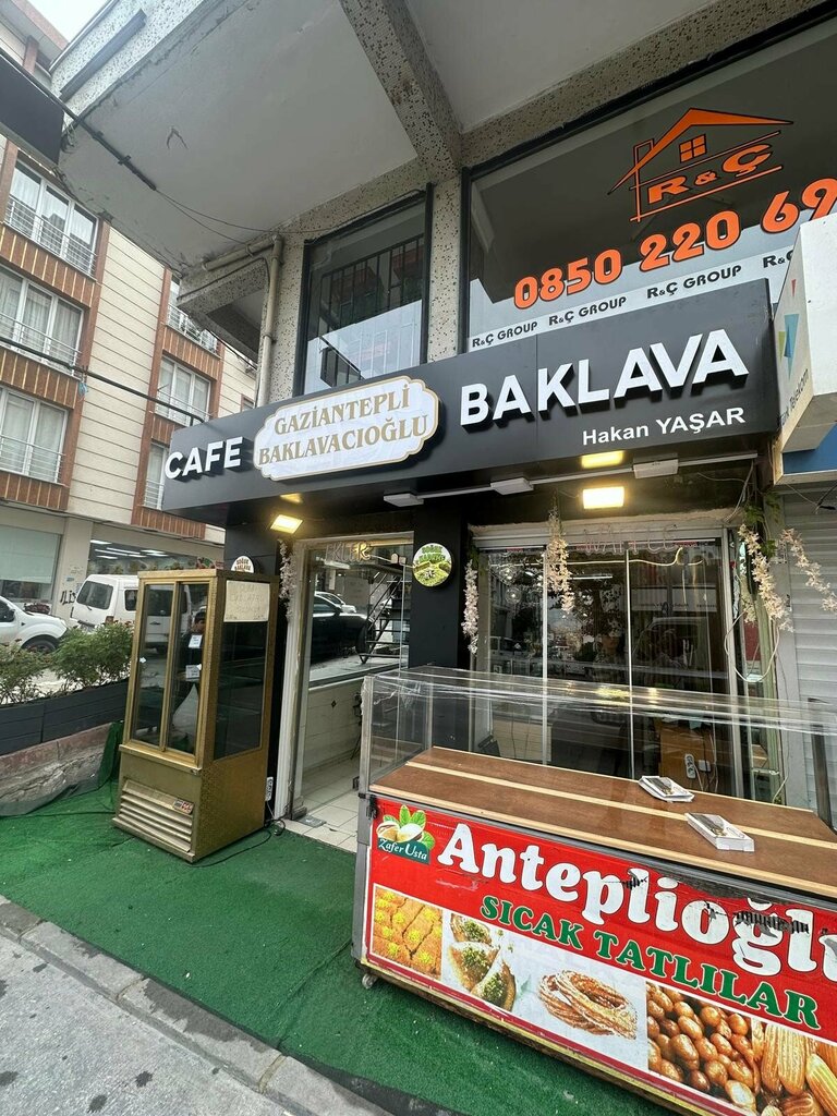 Pasta, şekerleme ve tatlı Anteplioğlu baklava, İstanbul, foto