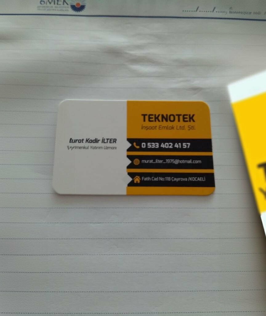 Emlak ofisi Teknotek emlak, Çayırova, foto