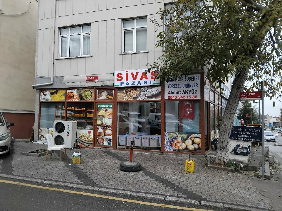 Gıda pazarı Sivas Pazarı, İstanbul, foto