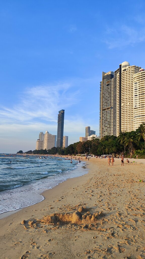 Plaj Wong Amat Beach, Pattaya, foto