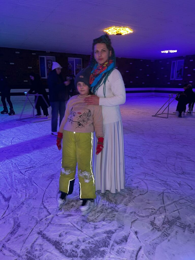 Buz pateni pistleri Ice Rink, Semey, foto