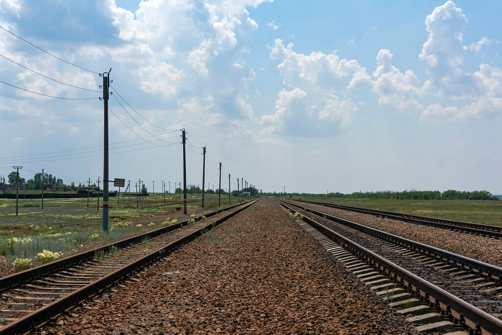 Tren istasyonu станция Альмухаметово, Başkurdistan, foto