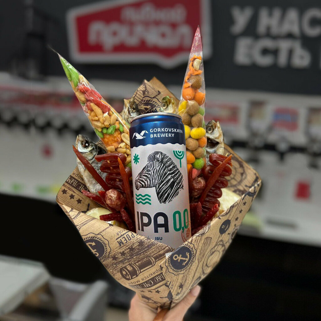 Bira dükkanı Pivnoj prichal, Krasnoyarski krayı, foto