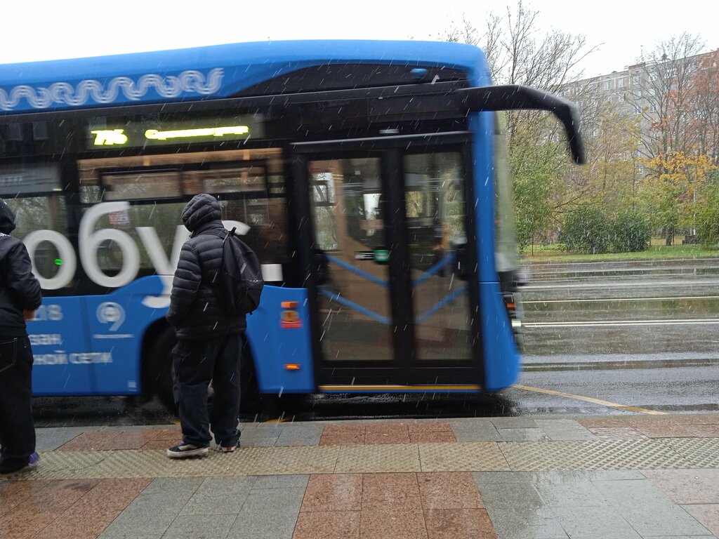 Toplu taşıma durağı Metro Yugo-Vostochnaya, Moskova, foto