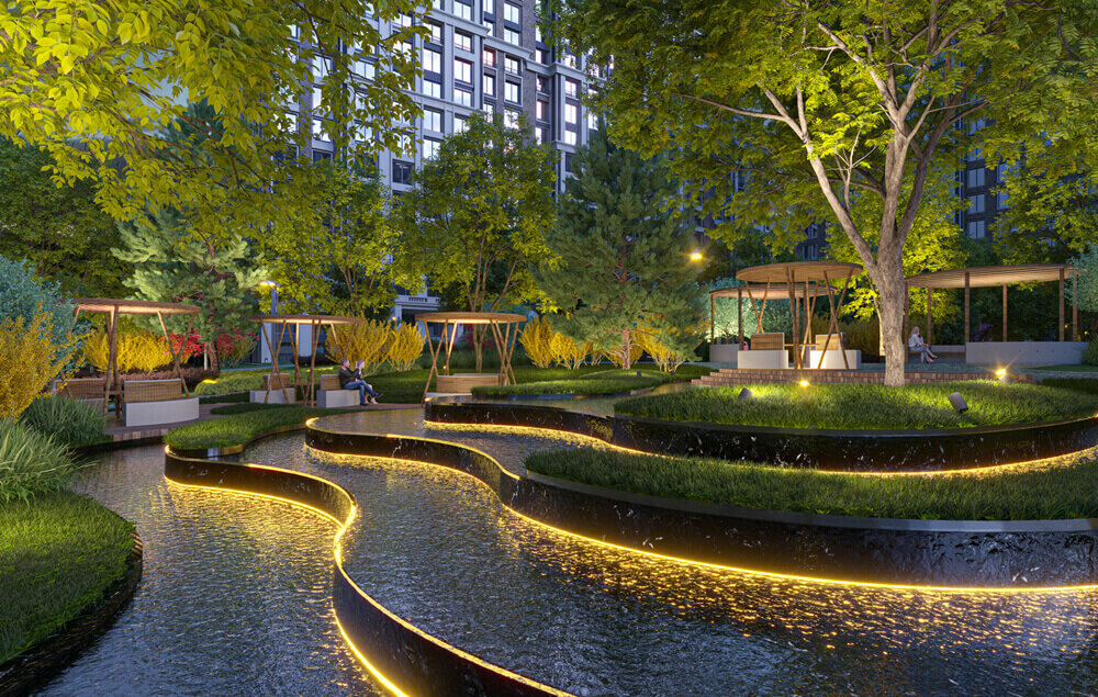 Konut blokları Estet, Almatı, foto