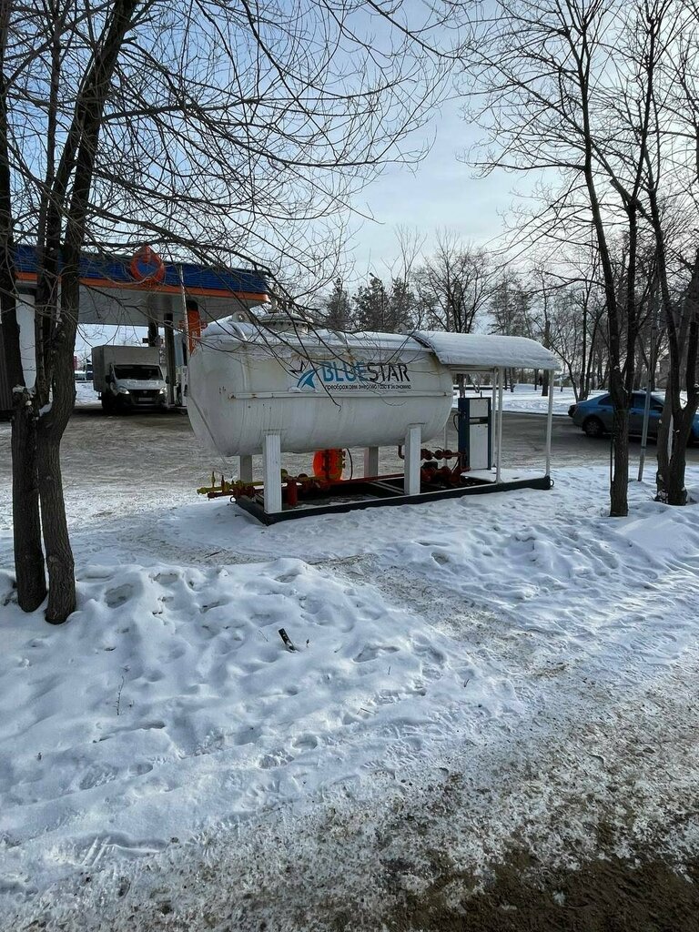 Otogaz dolum istasyonu Bluestar, Pavlodar, foto