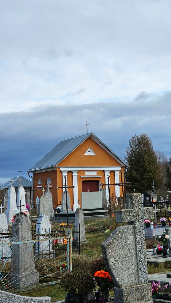Şapel, haç anıtı Часовня, Grodnenskaya oblastı, foto