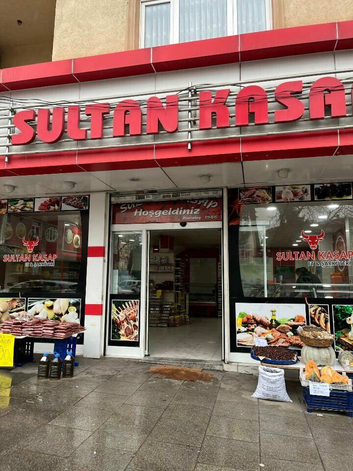 Kasap, şarküteri Sultan Kasap, İstanbul, foto