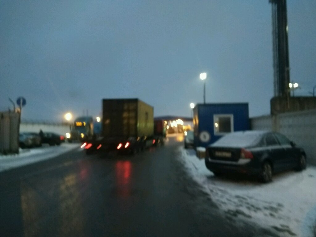 Geçiş noktaları, güvenlik kontrol alanı Контейнерный терминал Санкт-Петербург, Saint‑Petersburg, foto