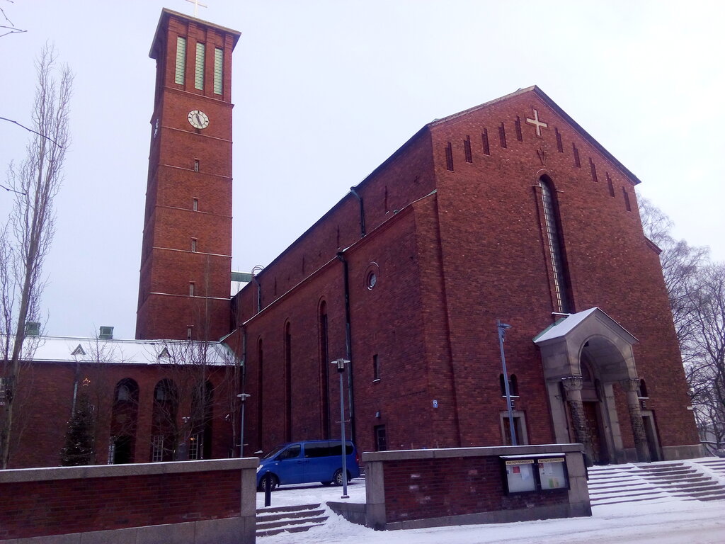 Protestan kilisesi Saint Paul's Church, Helsinki, foto