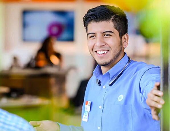 Cep telefonu ve aksesuarları satış mağazaları At&t Store, New York, foto