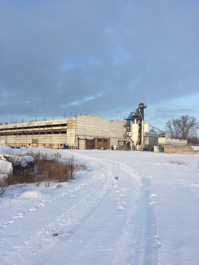 Endüstriyel altyapı Камнерезный цех, Oziory, foto