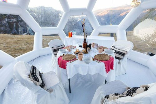 Kafe Three mountains, Altay Cumhuriyeti, foto