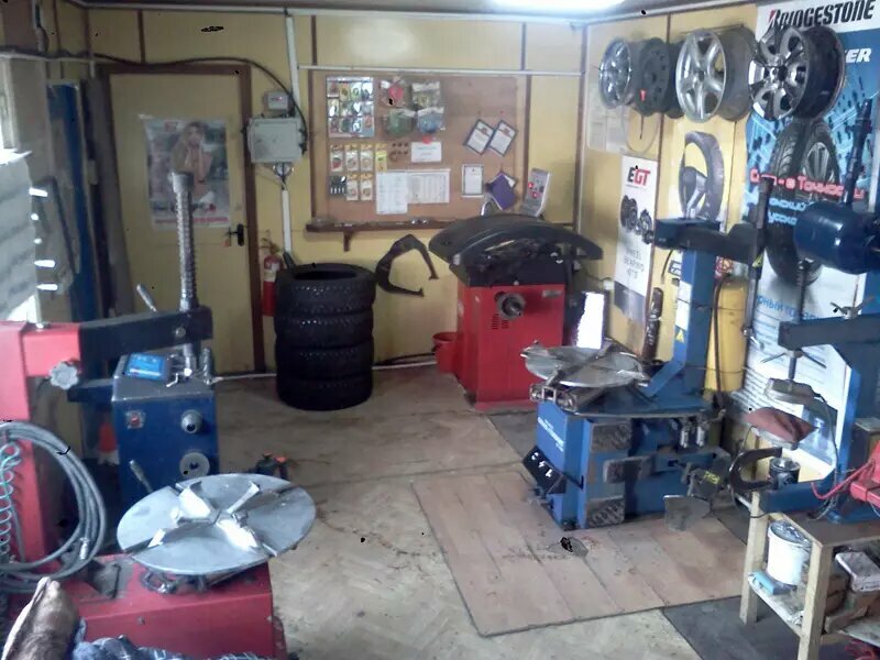 Oto lastik tamiri Шиномонтаж на Кропоткина, Novosibirsk, foto