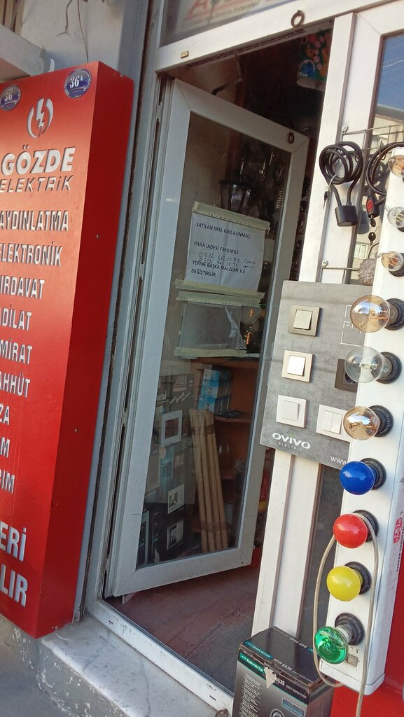 Elektrik ve elektrikli ürün mağazası Gözde Elektrik, İzmir, foto
