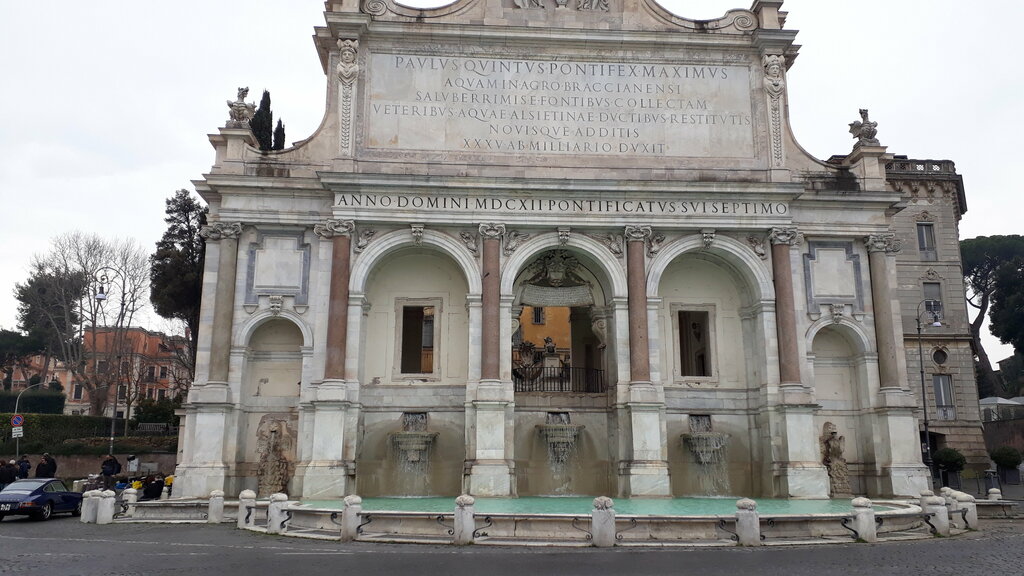 Çeşme Fontana dell'Acqua Paola, Roma, foto