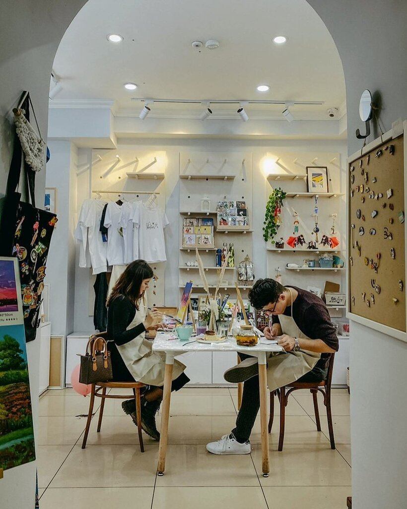 Kahve dükkanları Luffy Coffee & Art, Almatı, foto